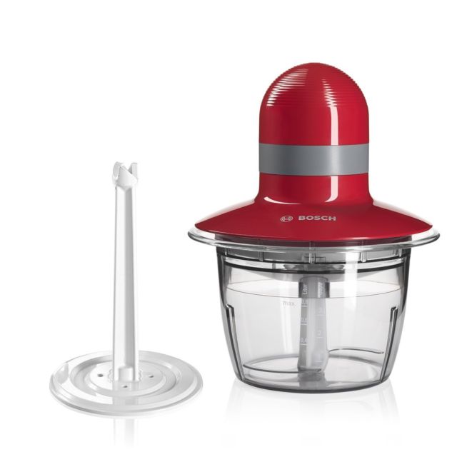 Bosch Food Chopper, 400W, Red/Grey MMR08R2